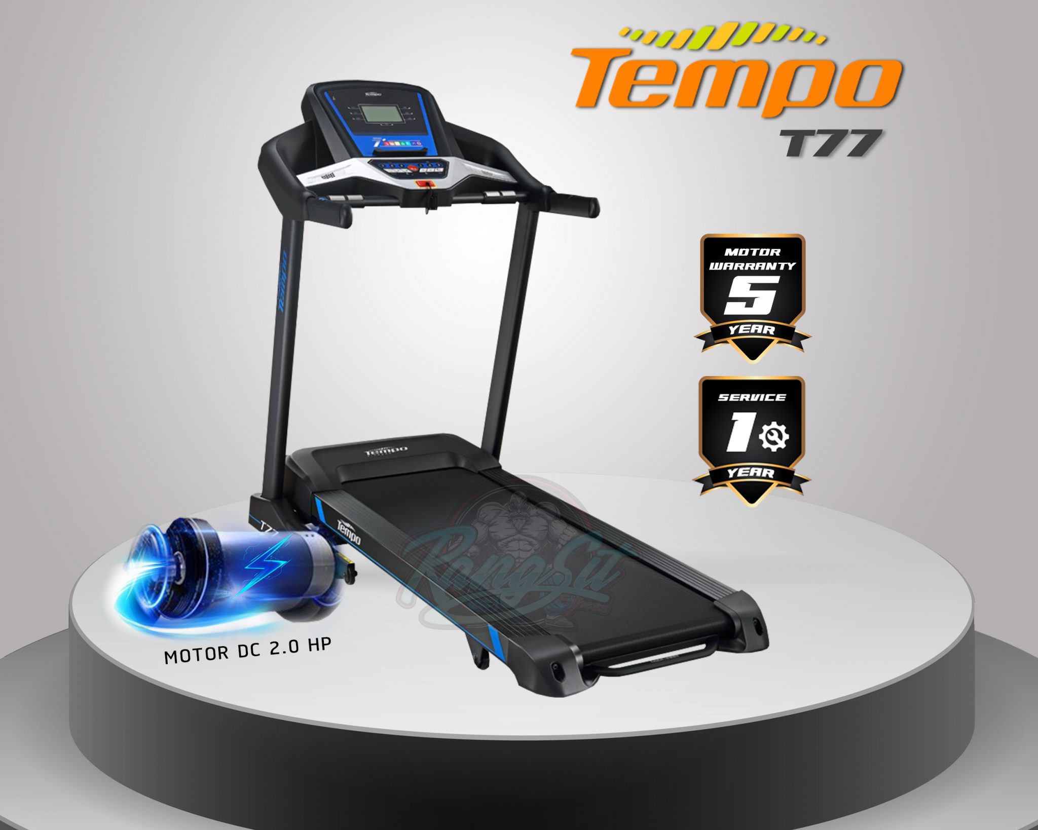 Tempo Treadmill T77 - RANGSIT FITNESS